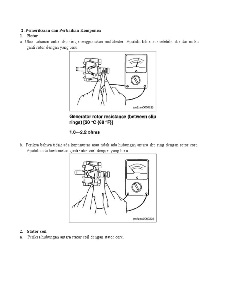Pemeriksaan dan Perbaikan Rotor Motor | PDF | Griya & Taman | Sains ...