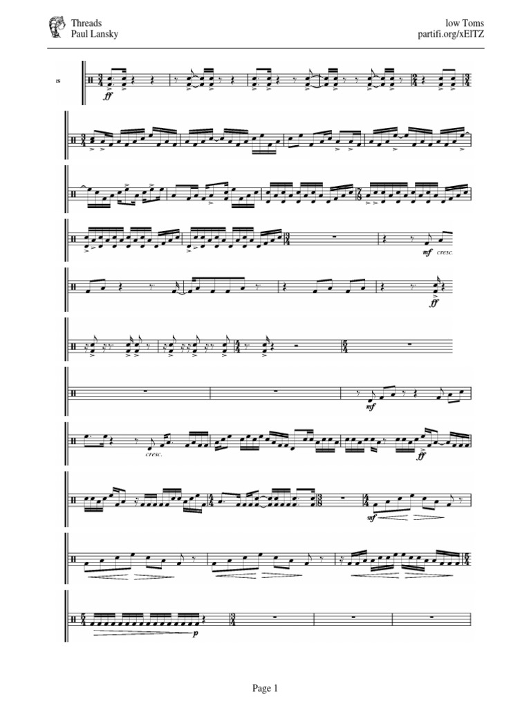 Threads Low Toms | PDF | Art