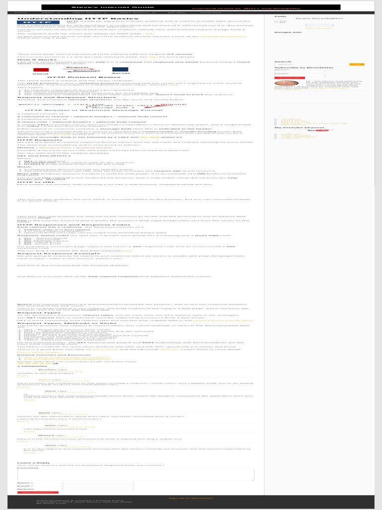 Introduction To HTTP - Understanding HTTP Basics | PDF | Hypertext ...