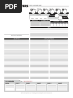 Forbidden Lands Character Sheet | PDF | Leisure | Sports