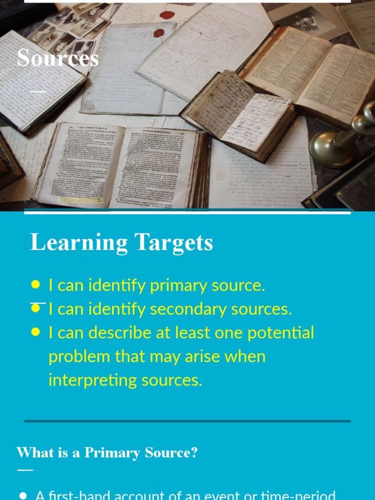 Example Sources Slides | PDF