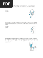 Torque Problems Pdf Pdf Elbow Torque