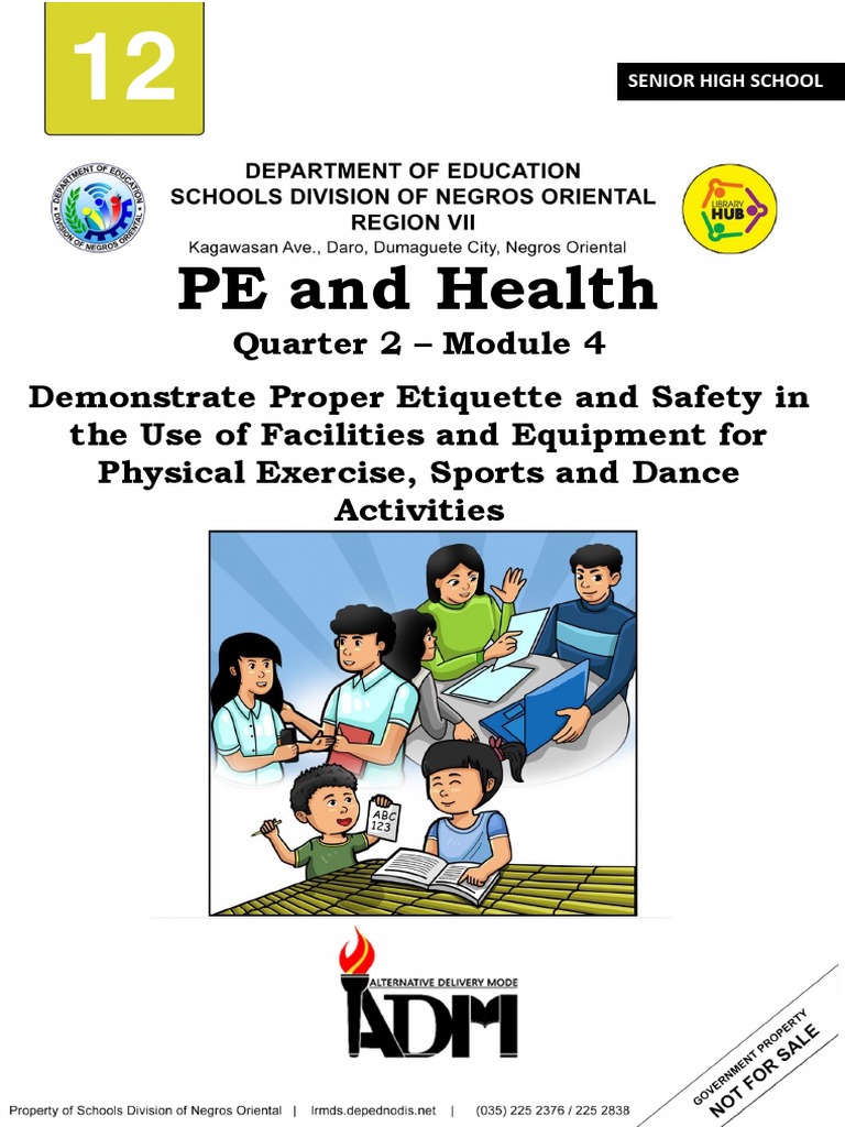 PE12 Q2 Module4 | PDF | Physical Education | Etiquette