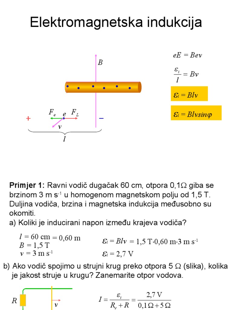 49 Elektromagnetska Indukcija | PDF