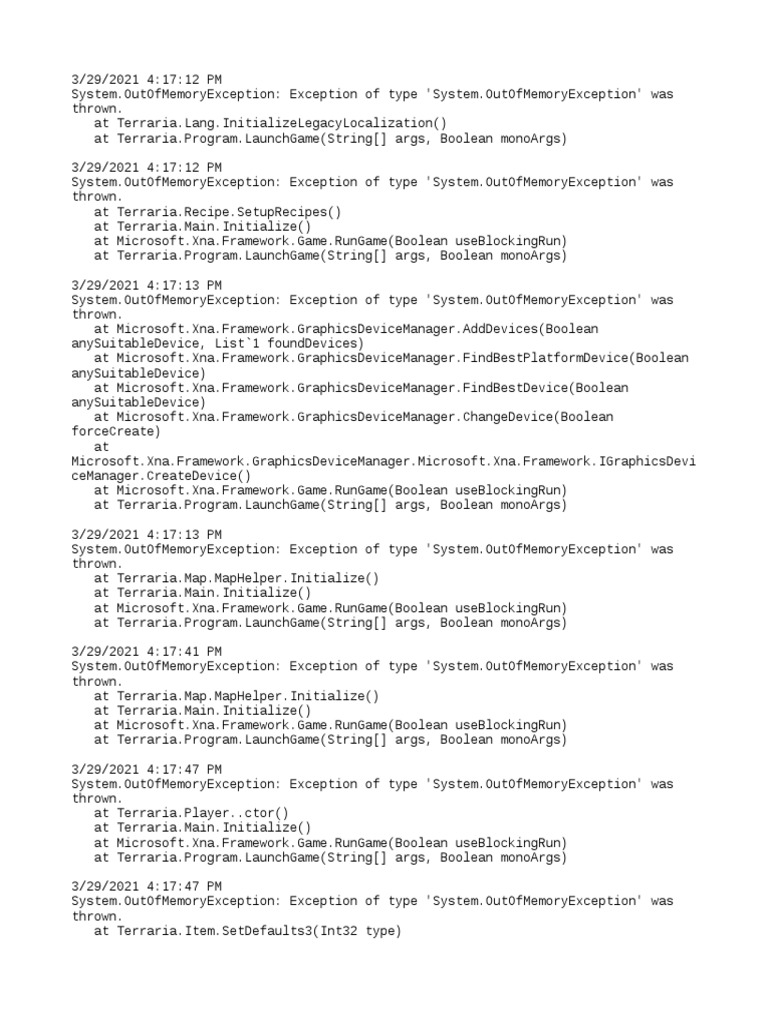 Client Crashlog | PDF | Boolean Data Type | Computer Programming