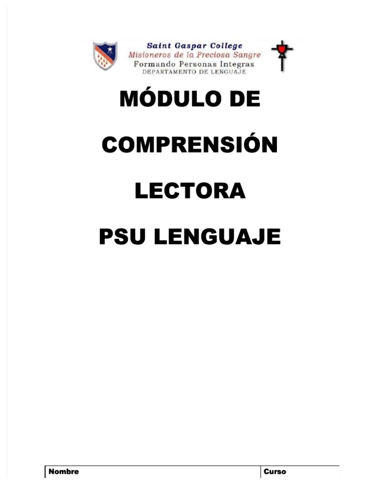 PDF Modulo 1 de Comprension Lectoradocx Compress | PDF | Dioniso | Teatro
