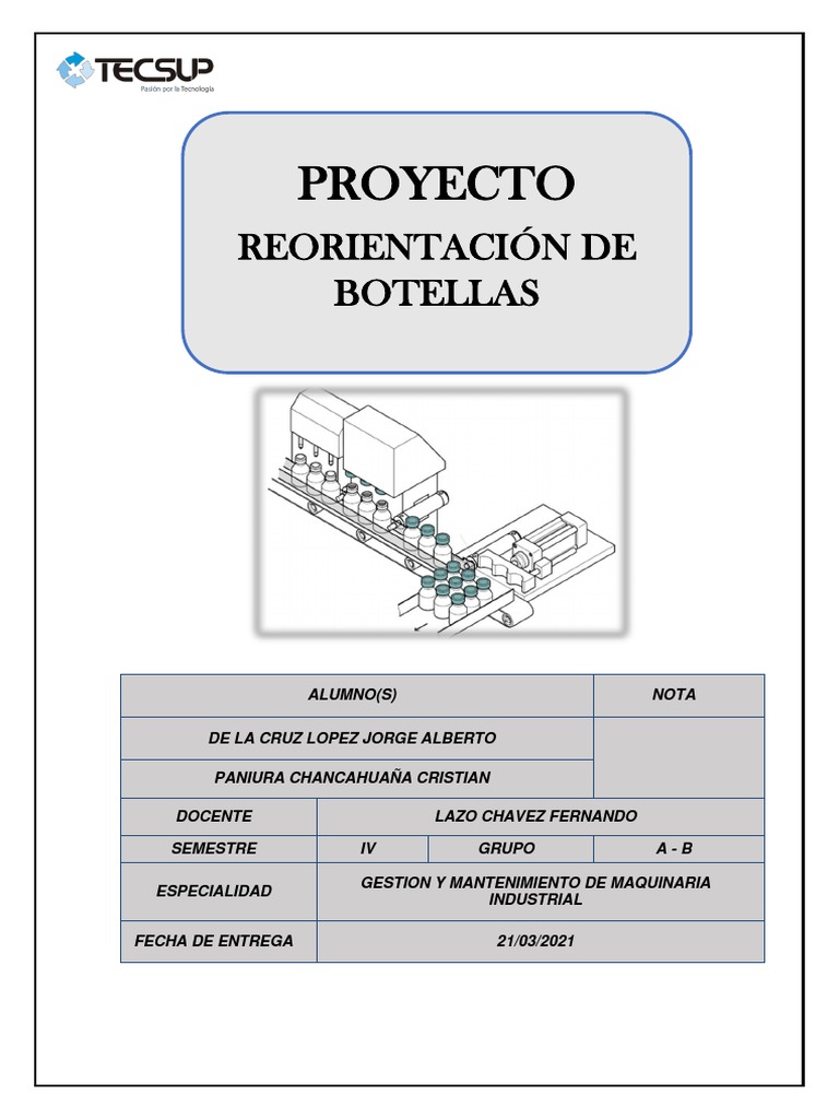 Trabajo Final Electroneumatica 1 | PDF | Equipo | Bienes manufacturados