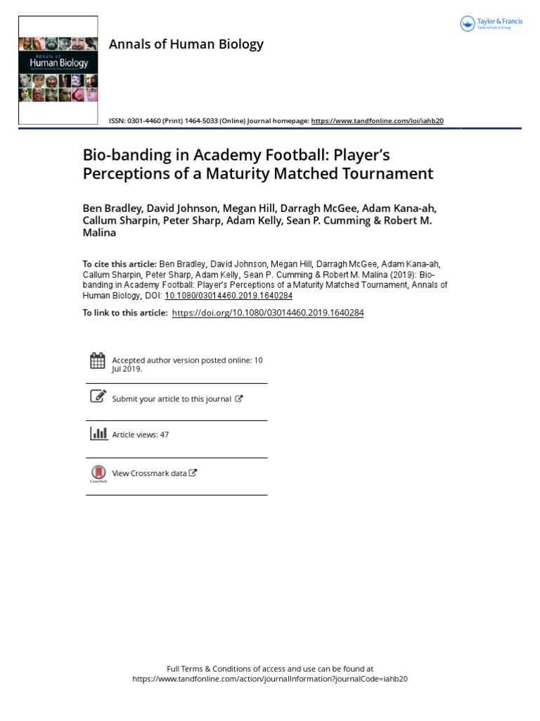 Youth Football: Bio-Banding Insights | PDF | Effect Size | Leadership