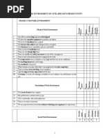 Job Performance Questionnaire | PDF