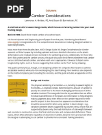 Camber Specifications for Concrete Beams | PDF | Concrete | Beam ...