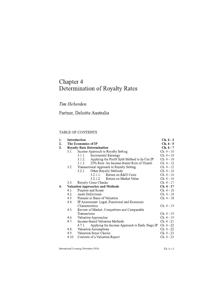 Deloitte Au Fas Royal Rate Determination 290719 | PDF