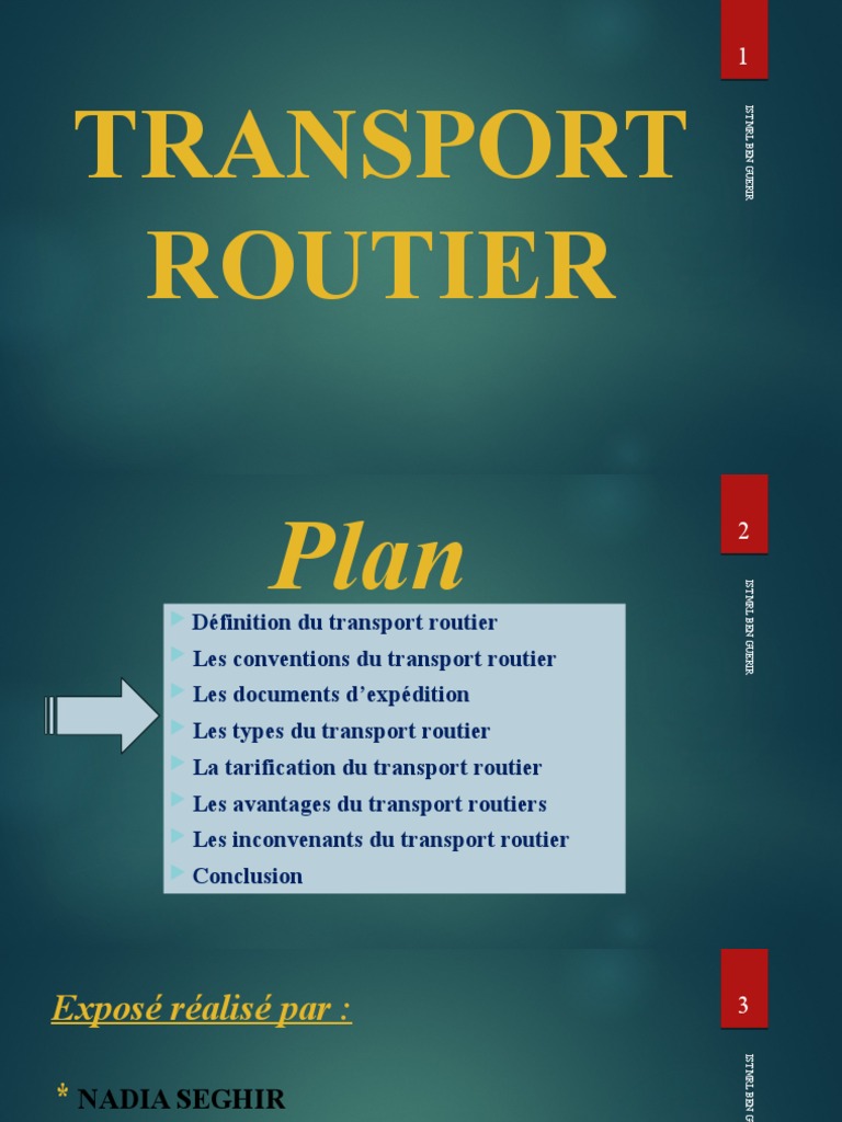 Transport Routier | PDF | Mode de transport | Transport
