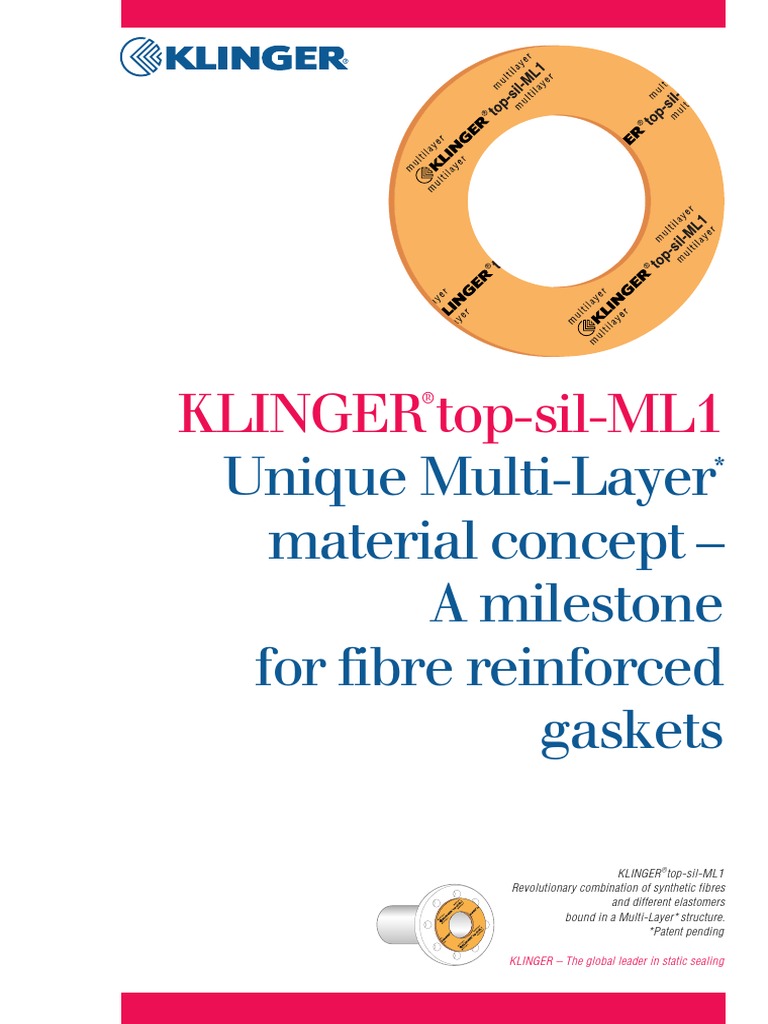 KLINGER top-sil-ML1: Unique Multi-Layer Material Concept - A Milestone ...