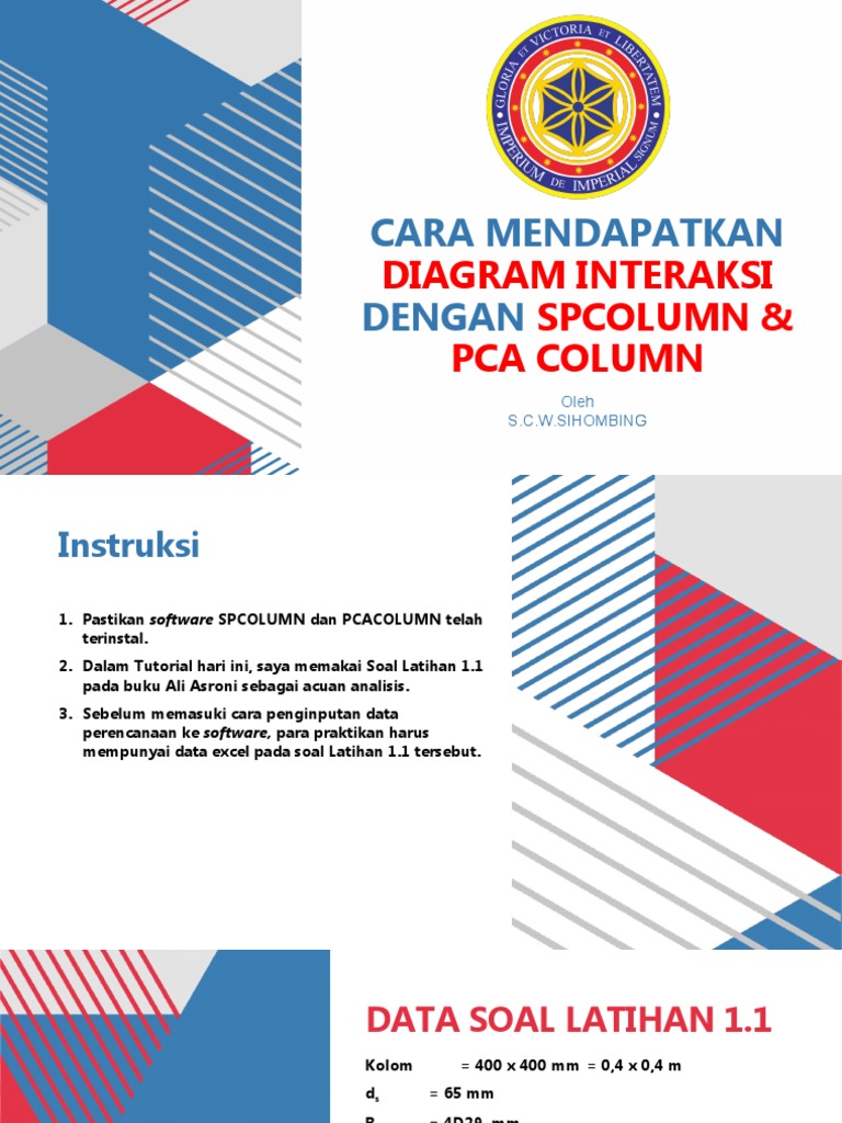Cara Mendapatkan Diagram Interaksi Dengan Spcolumn & Pca | PDF