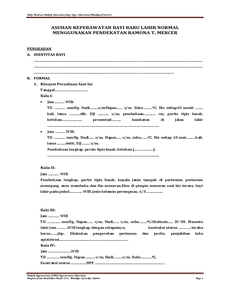 Format Resume BBL PK 2021 | PDF