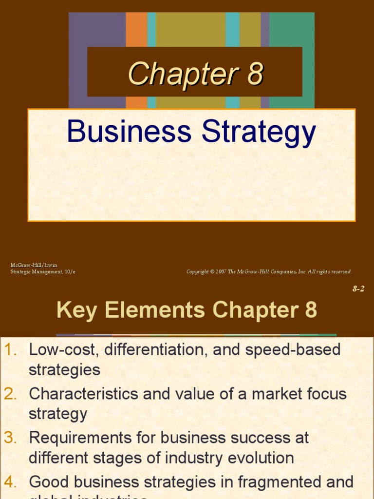 Business Strategy: Mcgraw-Hill/Irwin Strategic Management, 10/E | PDF ...
