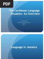 Jamaican Patois Grammar Guide | PDF | English Language | Style (Fiction)