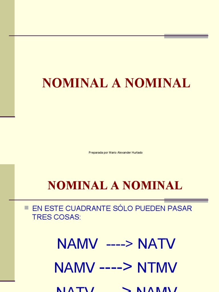 Conversión de Tasas Nominales | PDF