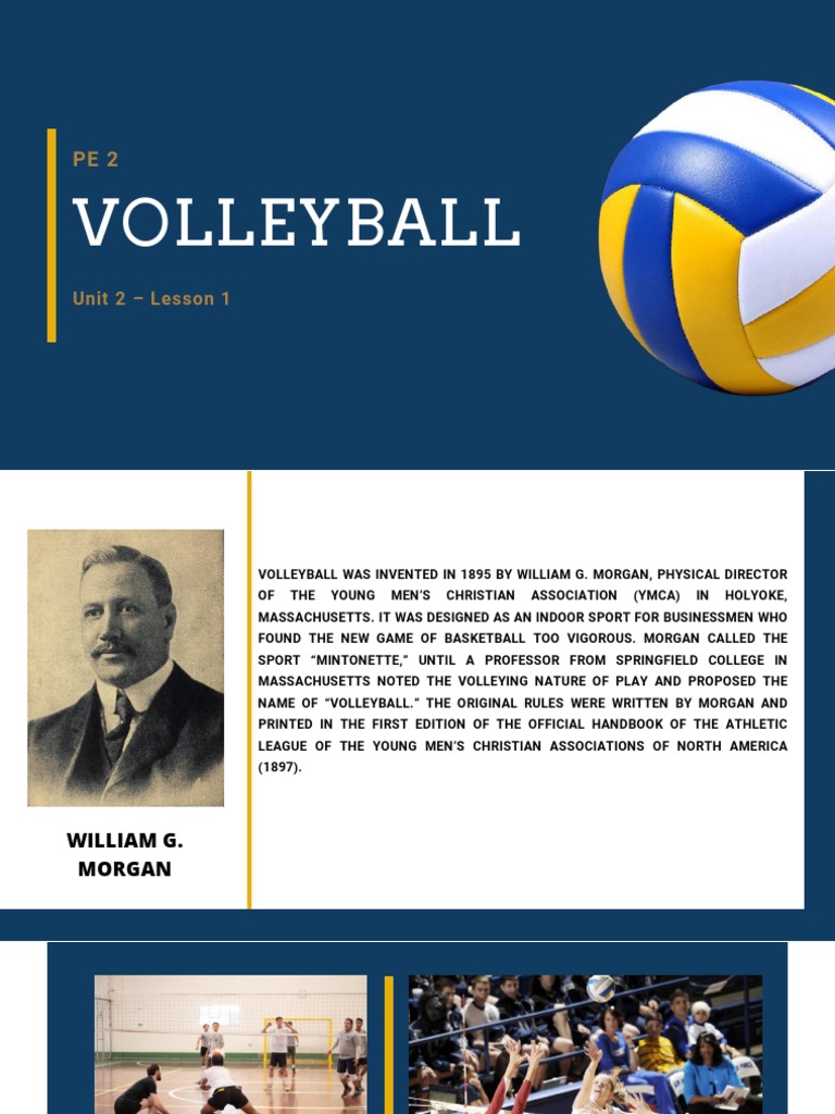 Volleyball: Unit 2 - Lesson 1 | Download Free PDF | Volleyball | Sports ...
