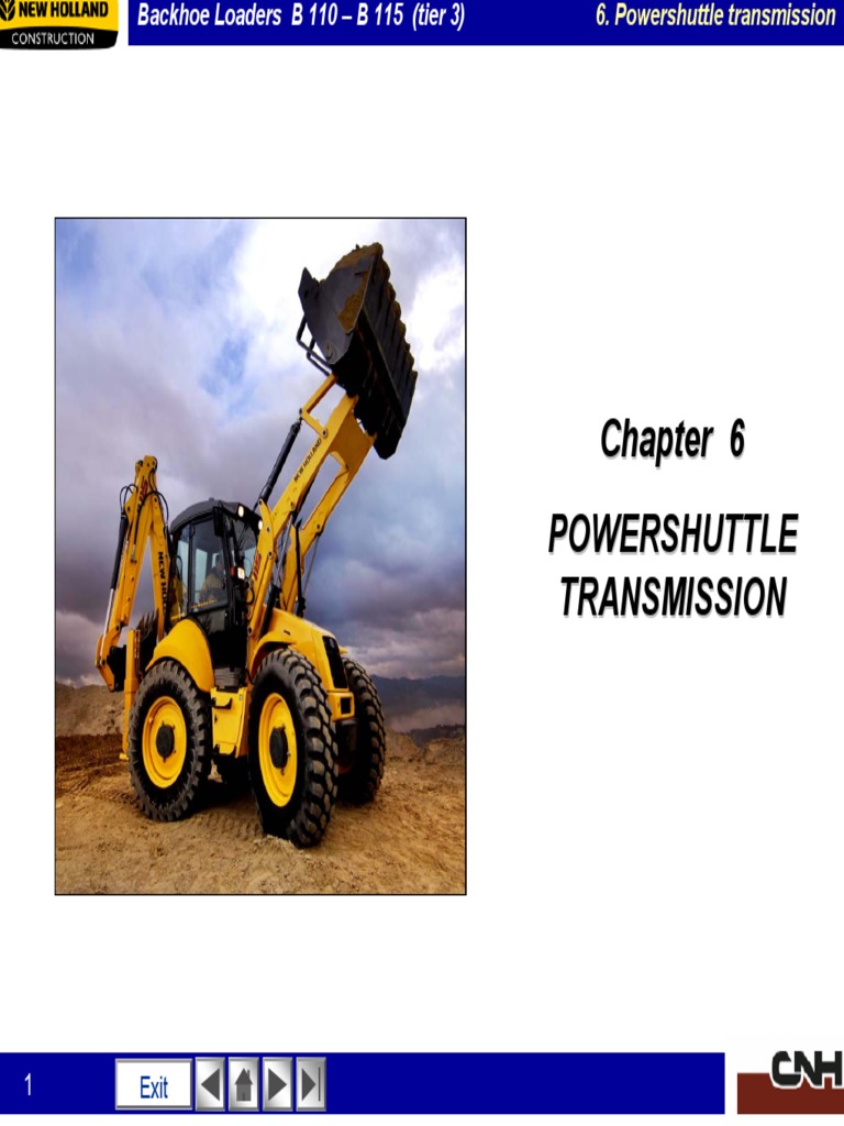 6 - Powershuttle Transmission | PDF | Loader (Equipment) | Transmission ...