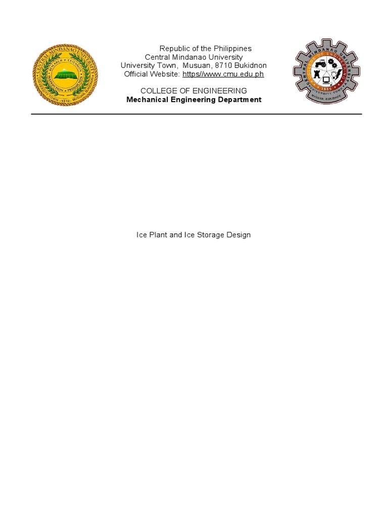 Ice Plant Design | PDF | Ton | Ice
