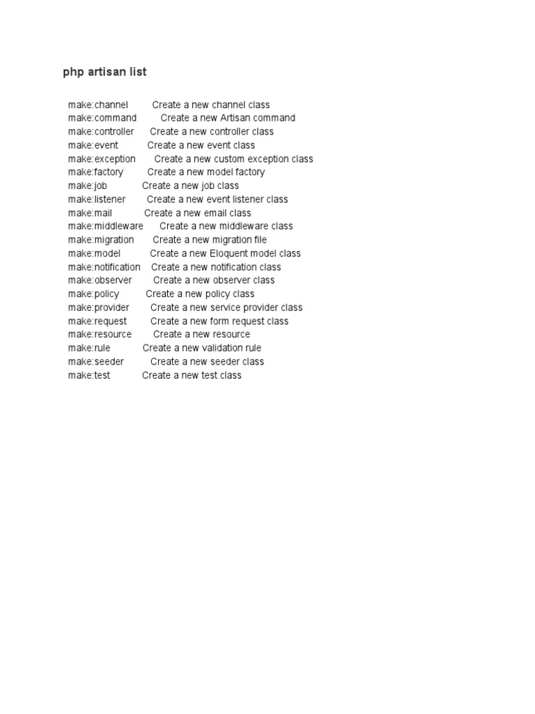 php-artisan-list-pdf