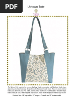 Alecia Tote Bag - Free Pattern and Tutorial by Miko Craft | PDF