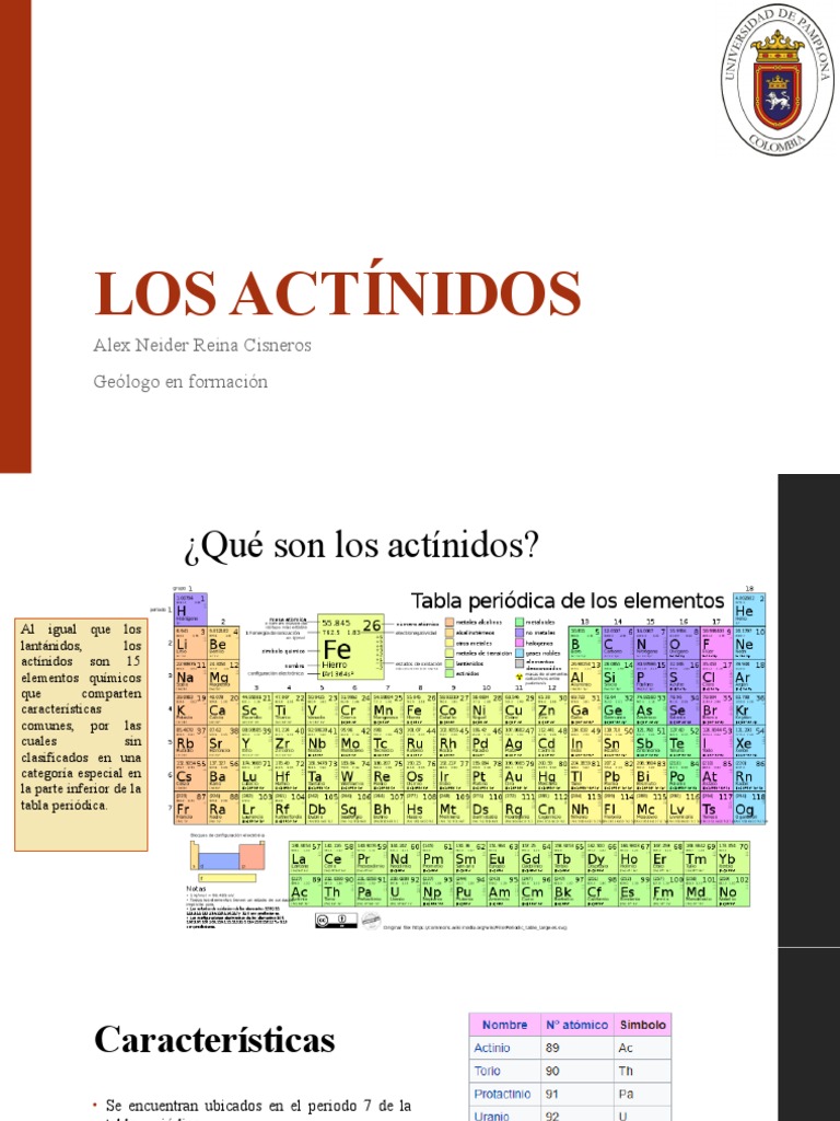 Los Actinidos | PDF | Plutonio | Armas nucleares