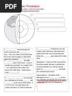 Layers of The Earth Scale Model | PDF | Tectonics | Geophysics