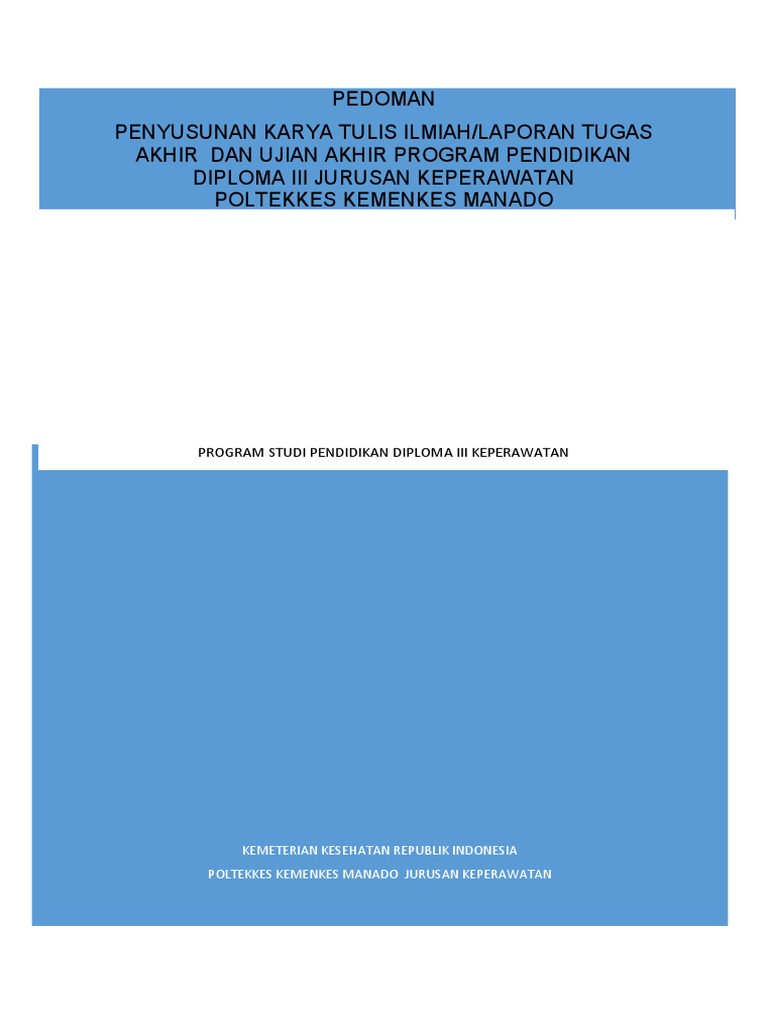 Panduan Kti d3.2020 | PDF