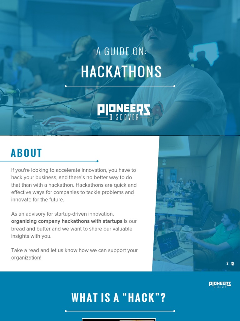 Hackathons: A Guide On | PDF | Startup Company | Small Business ...