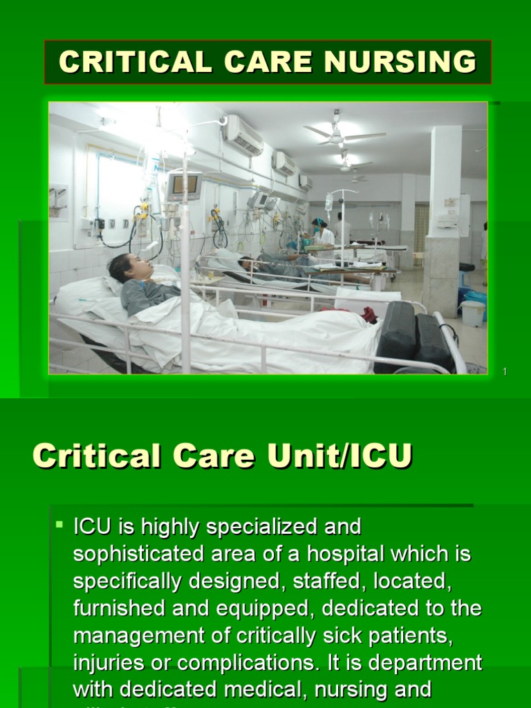Critical Care - Introduction Concept | PDF | Intensive Care Medicine ...