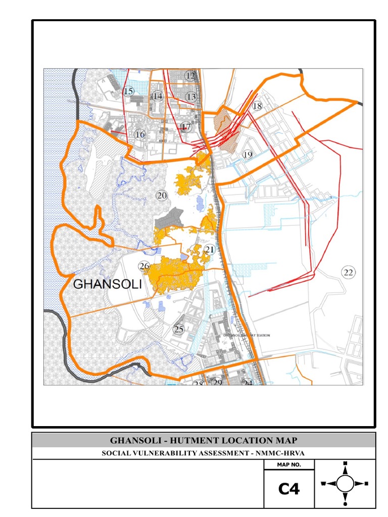 Ghansoli - Hutment Location Map: Social Vulnerability Assessment - Nmmc ...