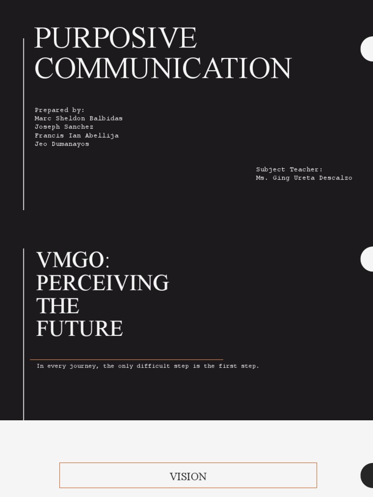 Purposive Communication: Prepared By: Marc Sheldon Balbidas Joseph ...