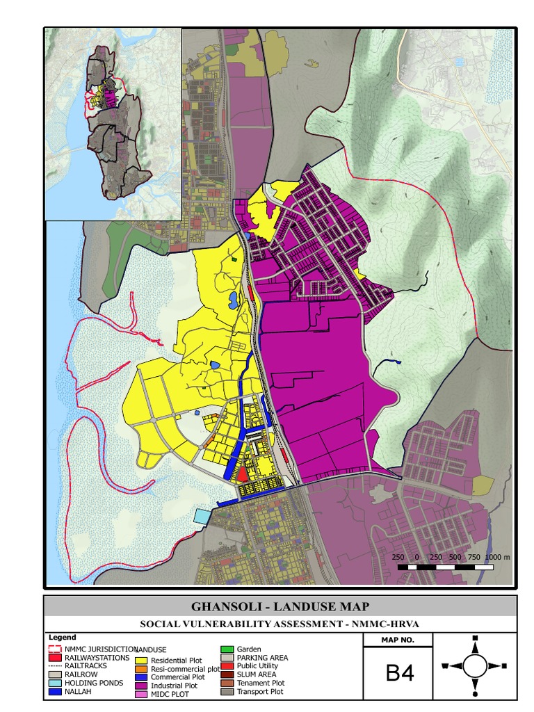 Landuse Map - Ghansoli | PDF