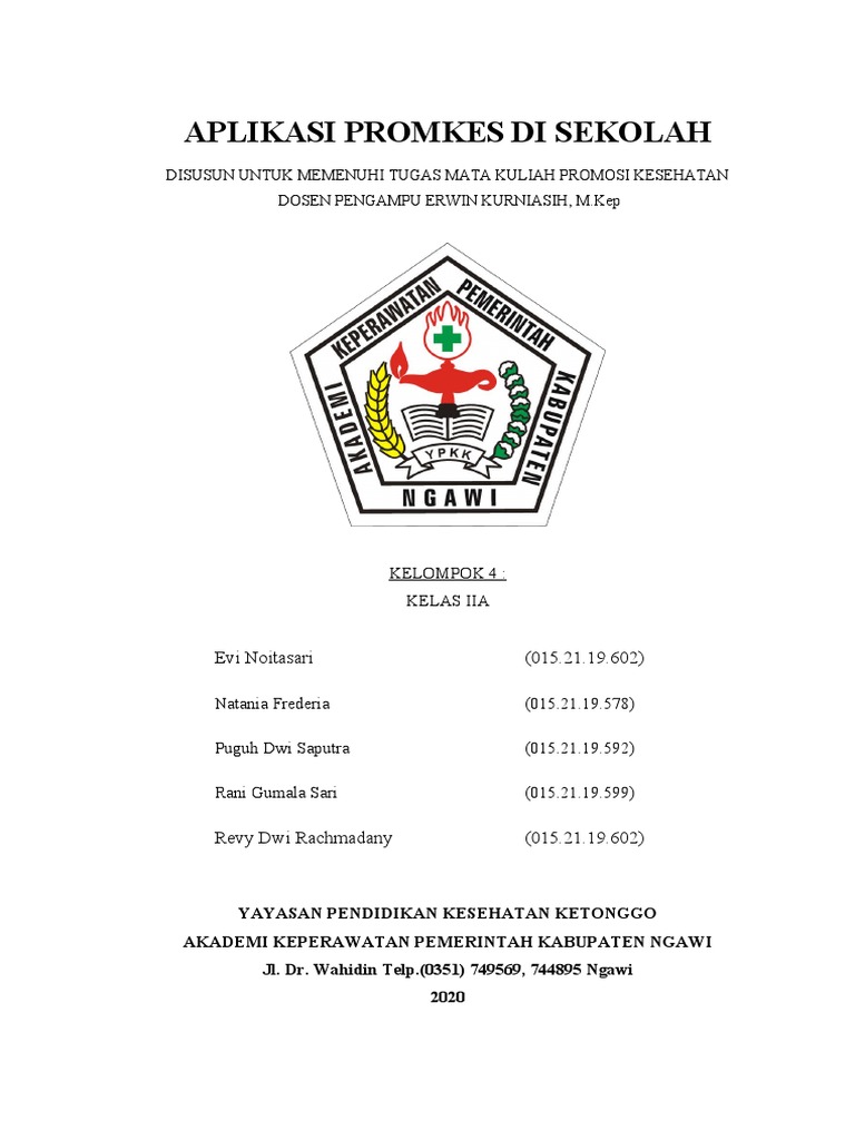Makalah Promkes Sekolah | PDF