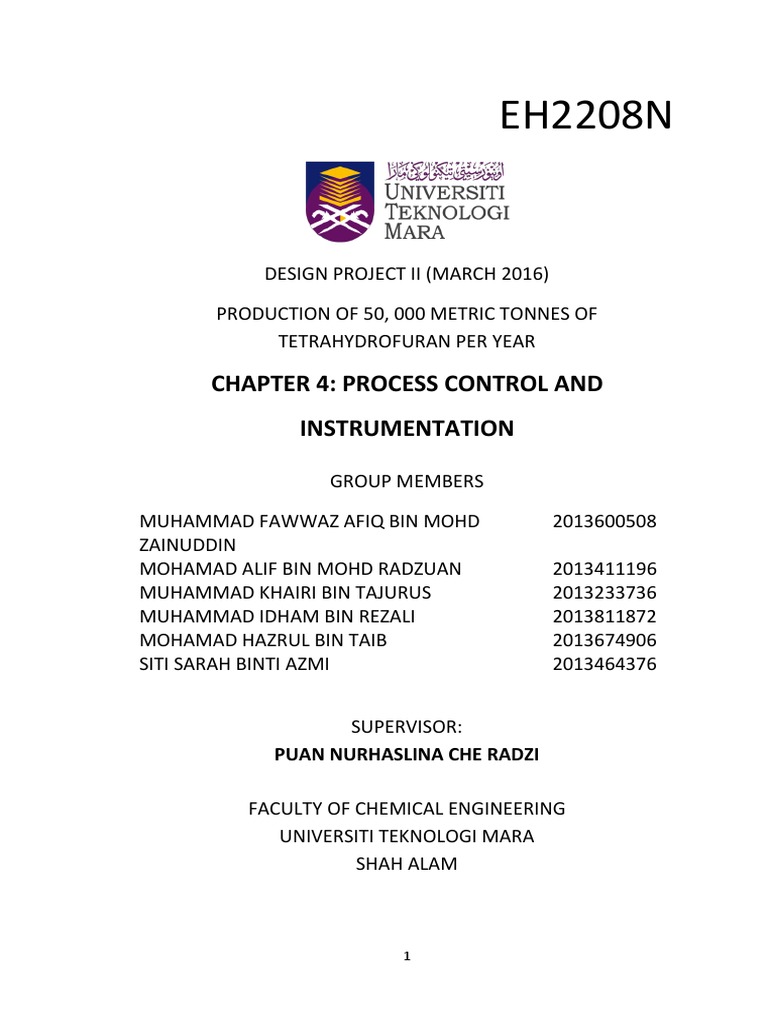CHAPTER 4 Process Control COMPLETE | PDF | Process Control | Control Theory
