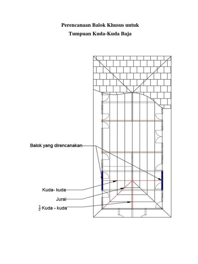 Balok Khusus Penumpu Atap | PDF