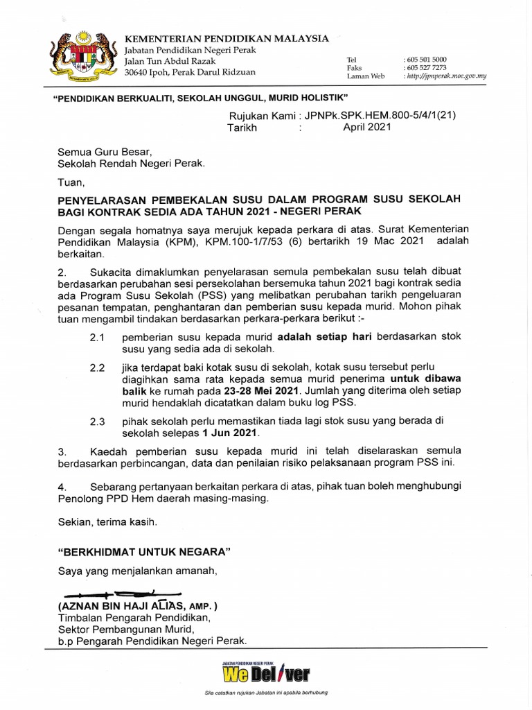 Surat Susu 2021 - 20210420 - 0001