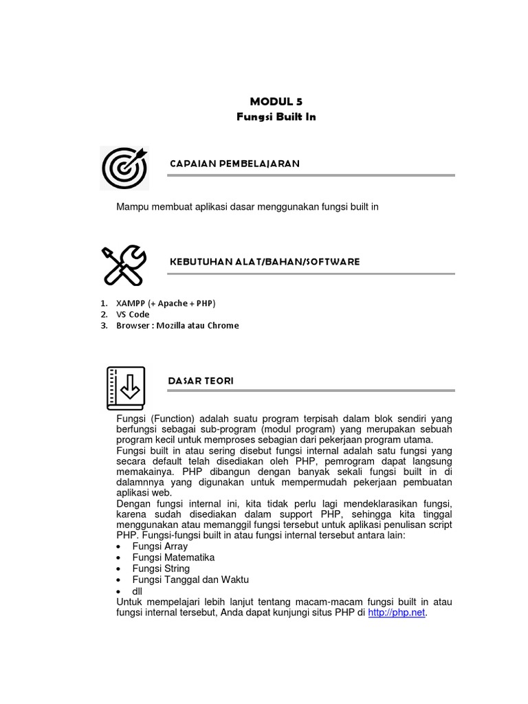 Pemrograman Web Server Side-Modul-5 | PDF