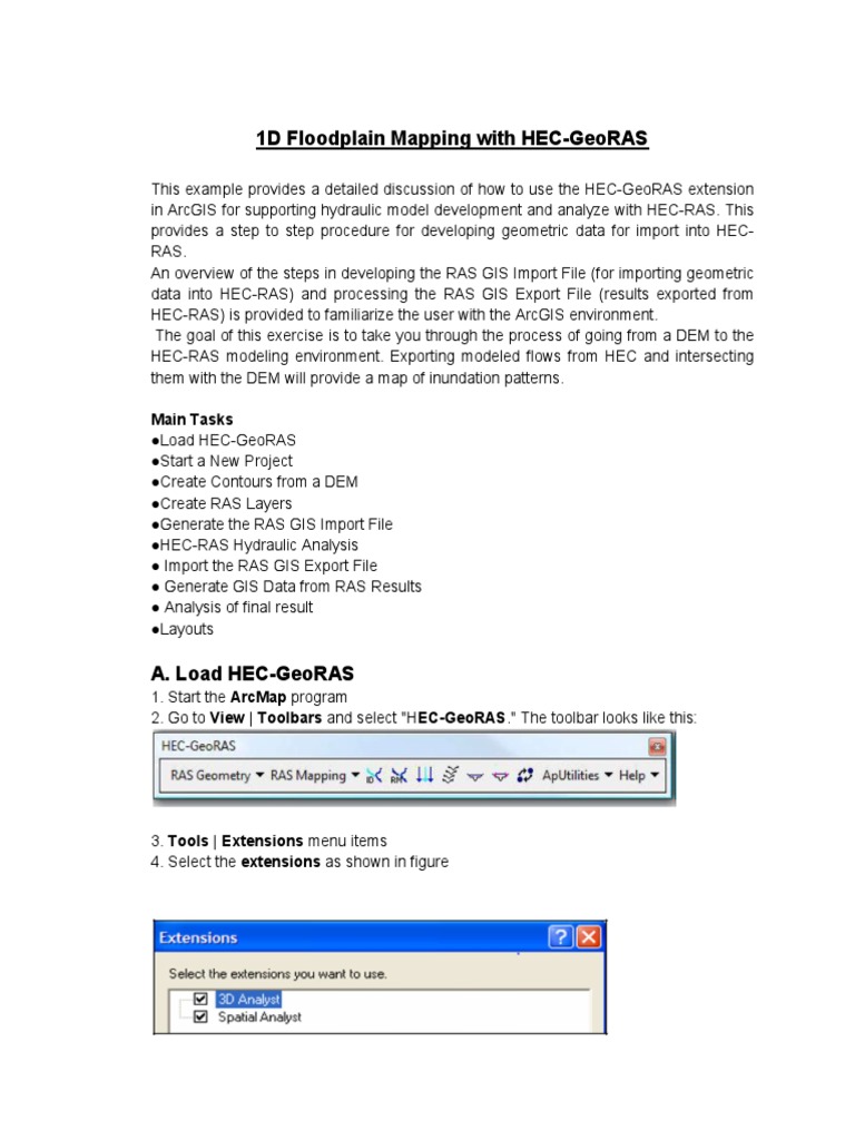 Hec Geo Ras Manual | PDF | Geographic Information System | Computer Science