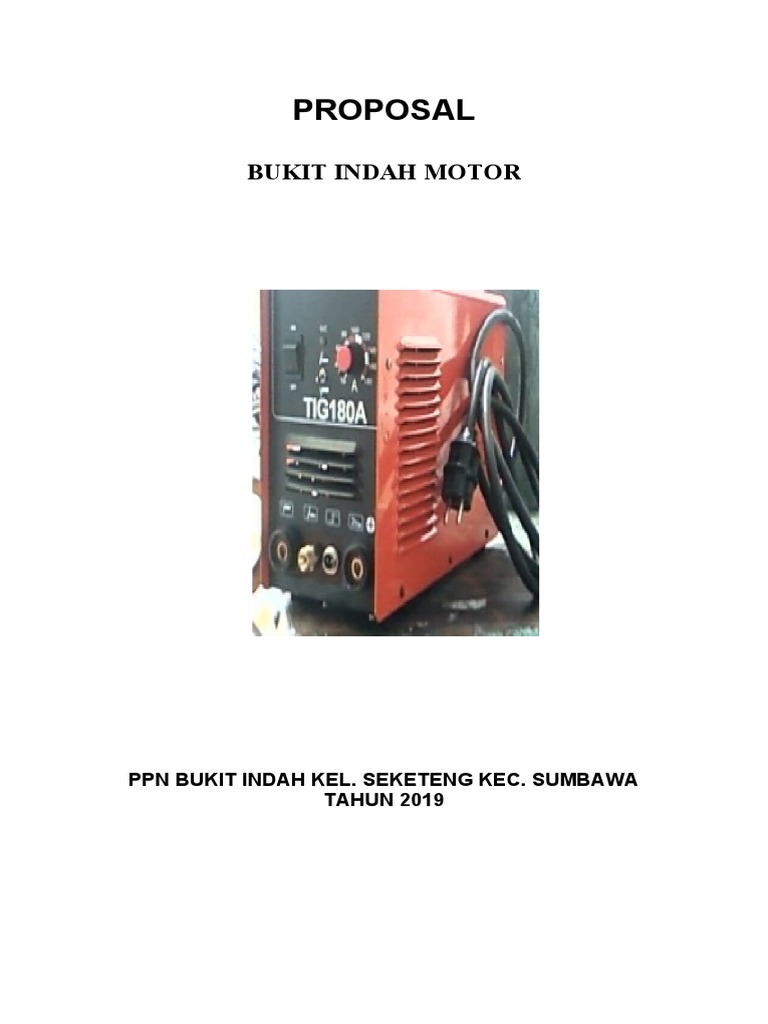 PROPOSAL BENGKEL Mandiri | PDF