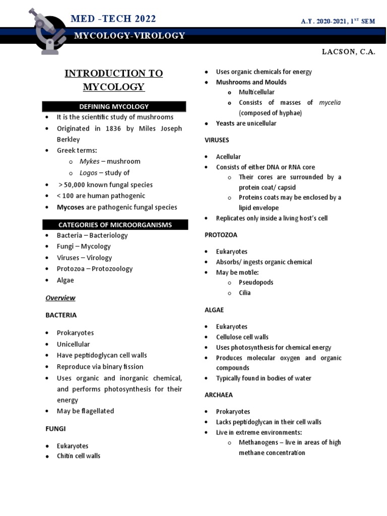 Myco-Viro Module Compilation | PDF | Candidiasis | Spore