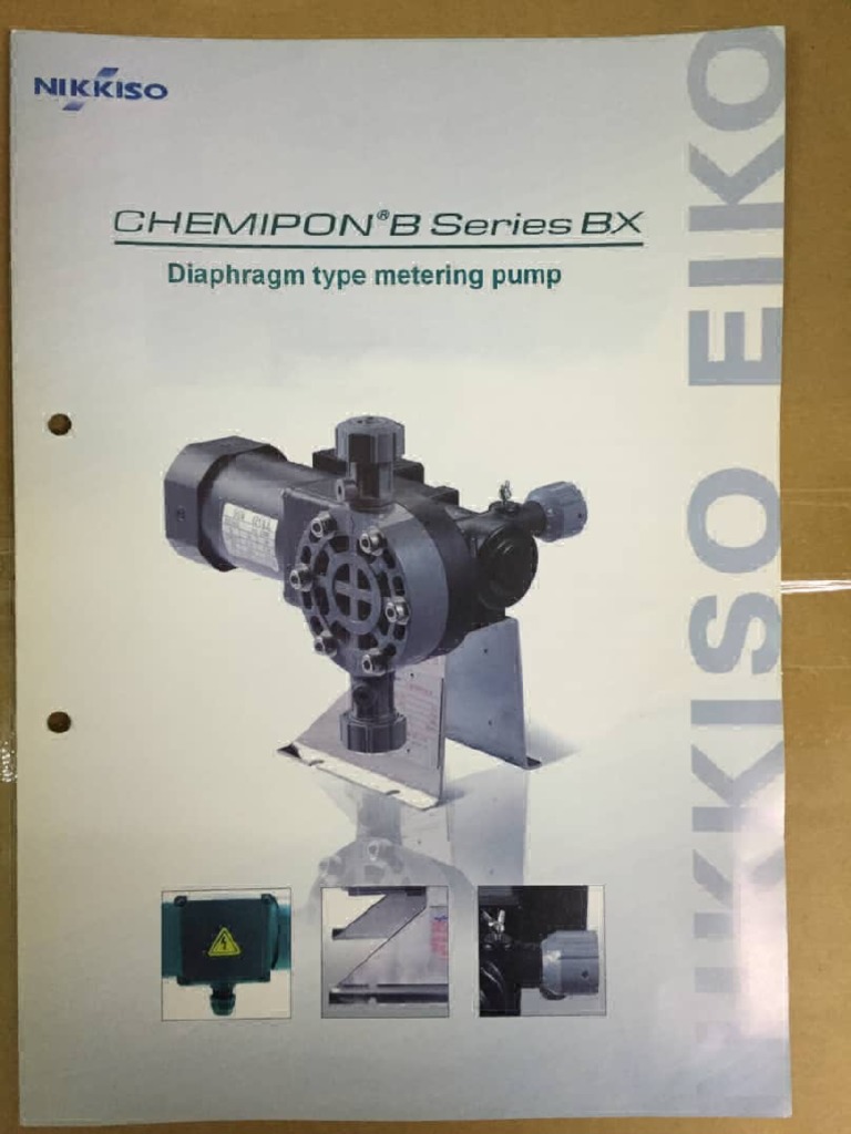 Nikkiso Pump Catalog Chemipon Series MD Dated 14aug20 | PDF