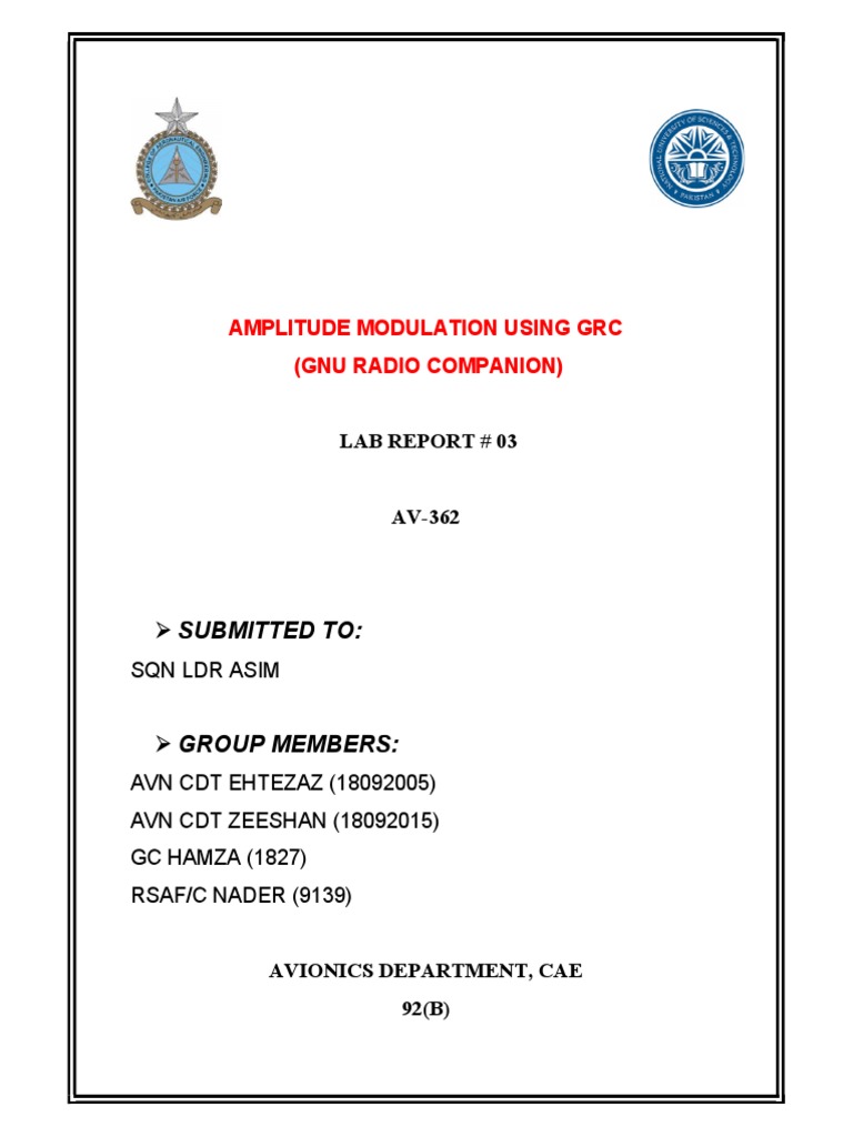 Av-362 Lab Report 03 | PDF