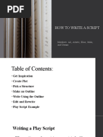 Sample One Act Play Script | PDF | Actor | Theatre