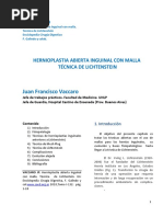 Técnica de Lichtenstein en Hernioplastia | PDF | Anatomía | Sistema ...