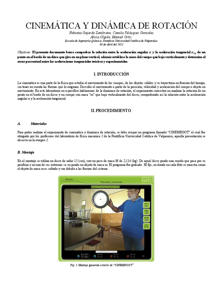 Cinematica Rotacional | PDF | Cinemática | Aceleración