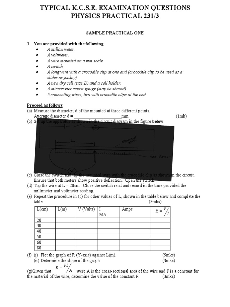 Sample Practical One 1. You Are Provided With The Following | PDF ...