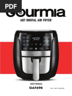 Ambiano Air Fryer Manual | PDF | French Fries | Ac Power Plugs And Sockets